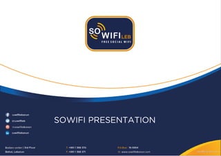 SO WIFI presentation to edit | PPTX
