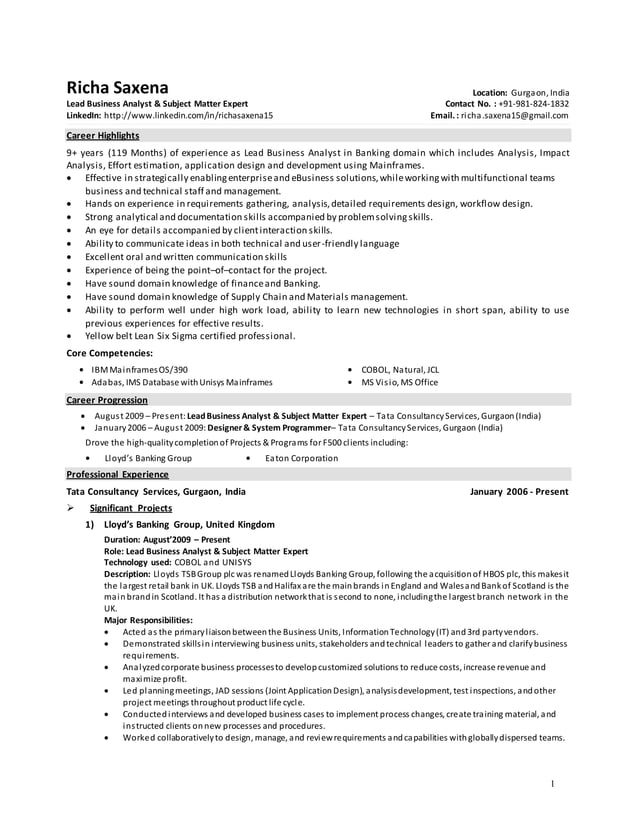 Richa Saxena_CV | PDF