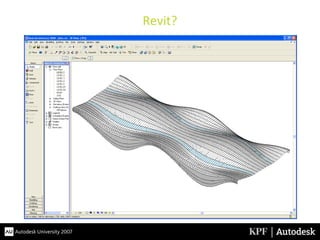 KPF_AU-Advanced Massing Study with Revit | PPT