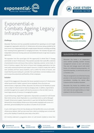 Glouchester City Housing Case Study | PDF