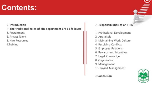 Roles and Responsibility of HRD | PPTX | Human Resources | Business