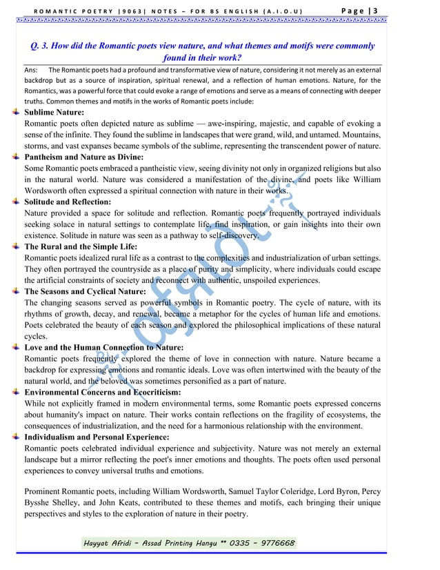 9063 Notes (1).pdf AIOU Notes and Solution | PDF