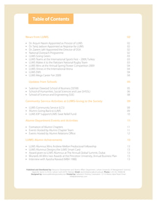 LUMS.alumni_newsletter_09 | PDF