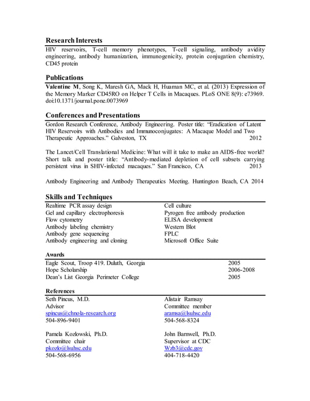 Michael Valentine CV | DOCX