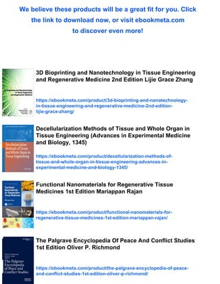 Tissue Engineering and Regenerative Medicine Joseph Vacanti | PDF