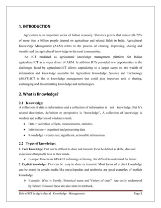 Role of ict in AKM | PDF