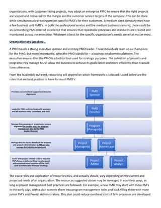 PMO Standup - v3 | PDF