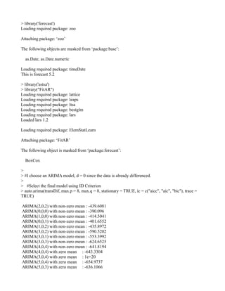 Case Study of Petroleum Consumption With R Code | DOC