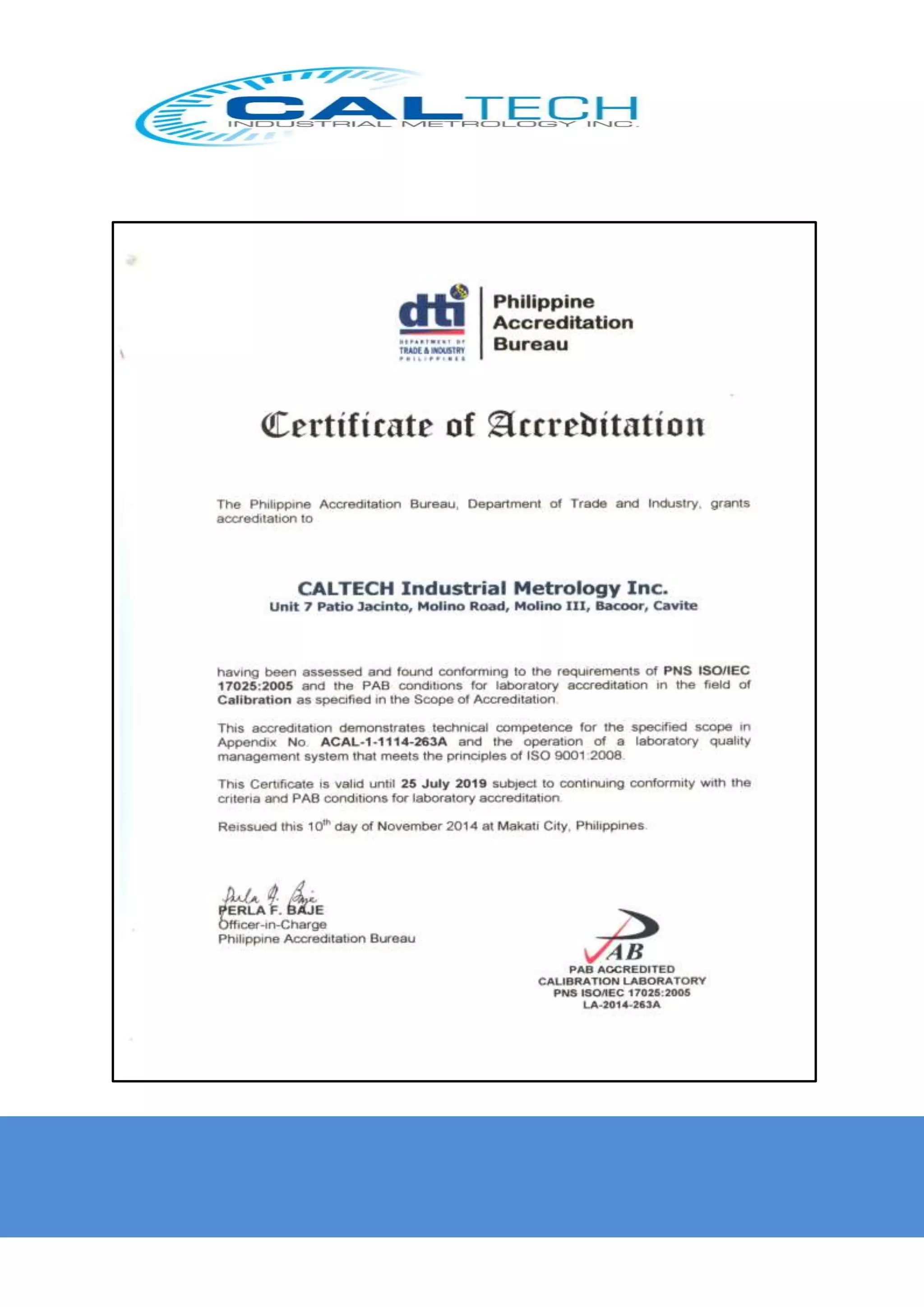 CALTECH - Company Profile (1) | DOCX