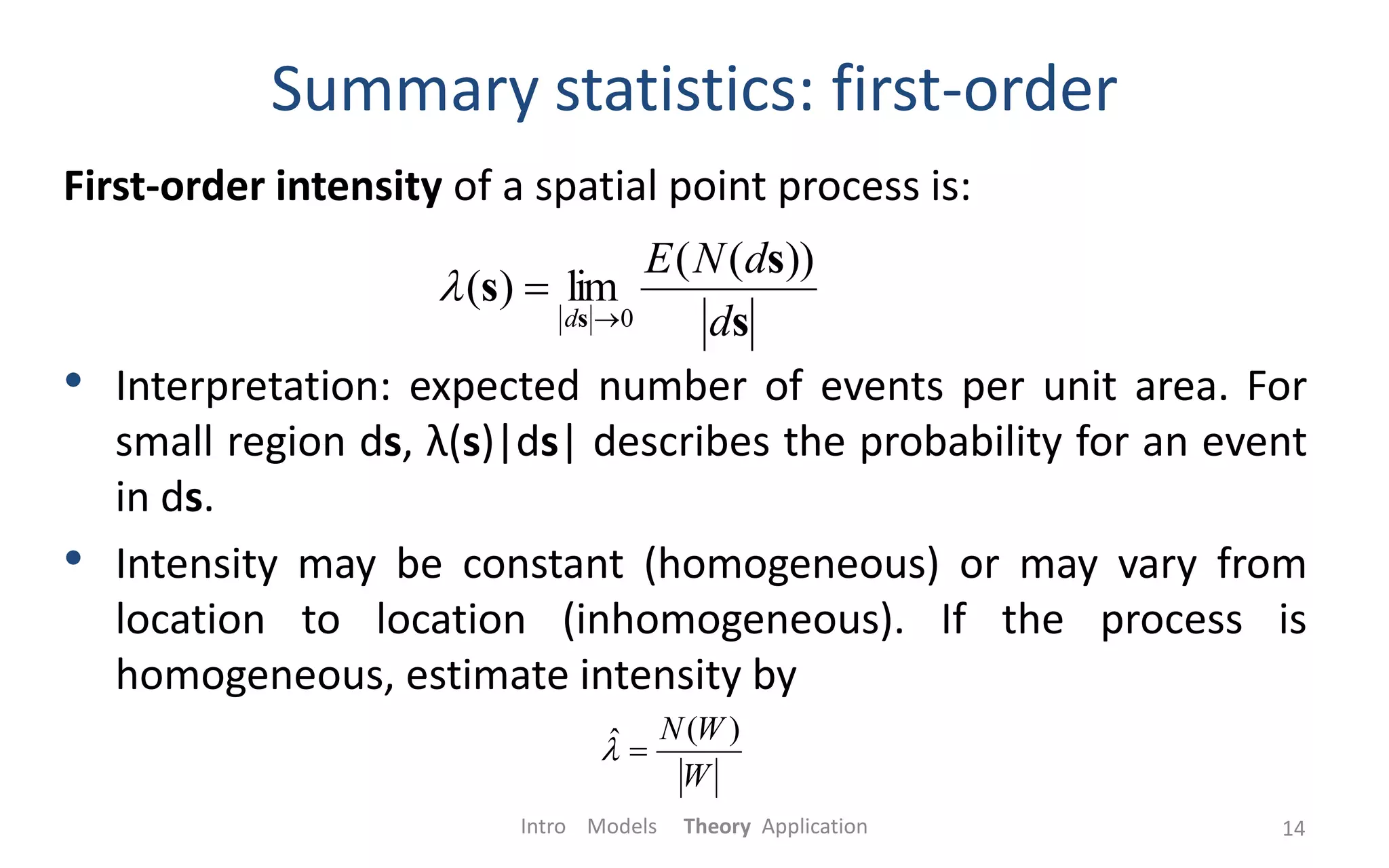 Spatial Point Processes and Their Applications in Epidemiology | PDF