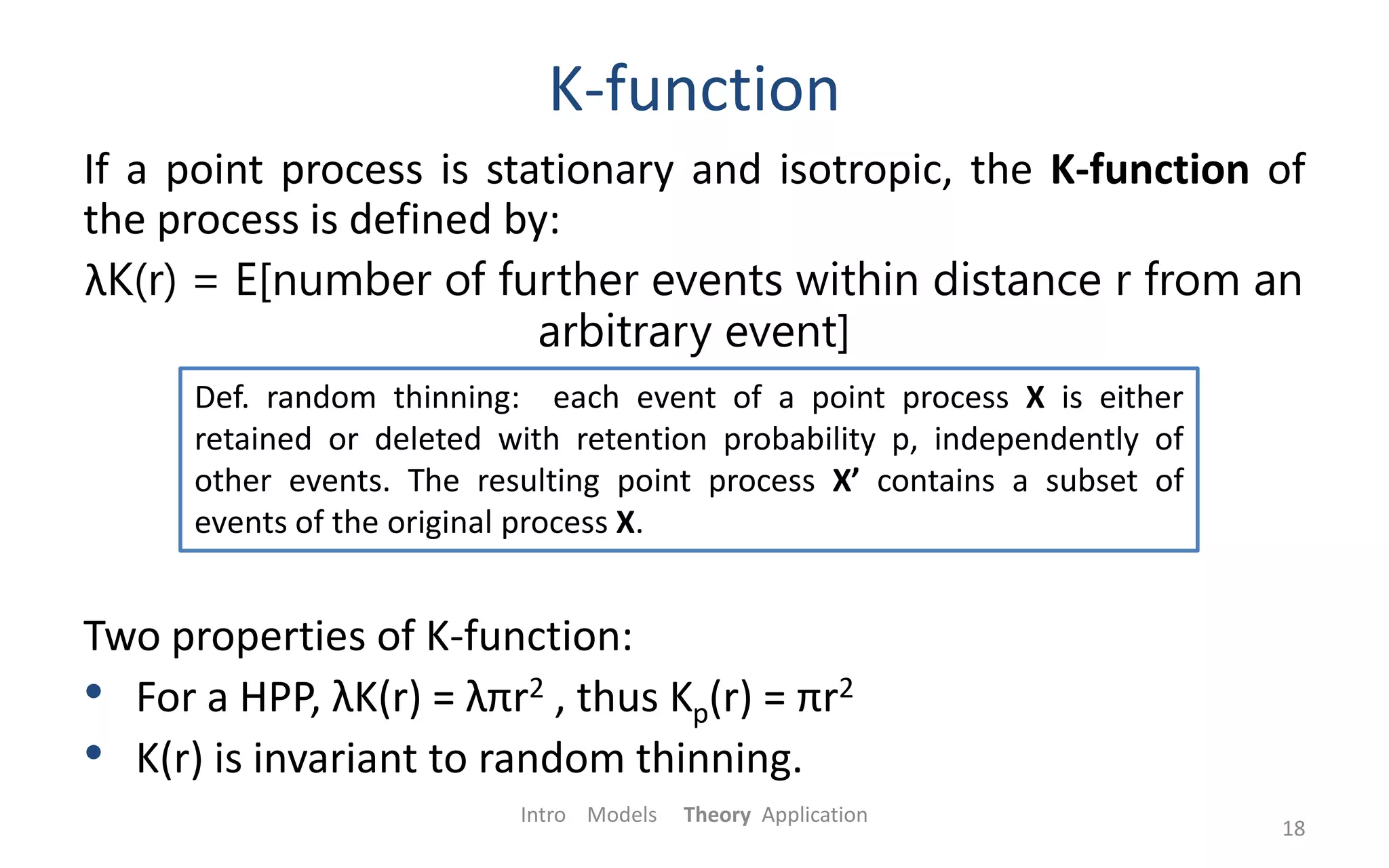 Spatial Point Processes and Their Applications in Epidemiology | PDF