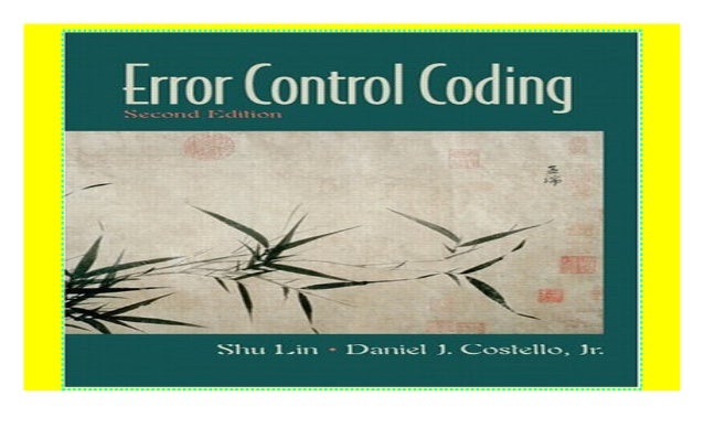 Error Control Coding Download Pdf