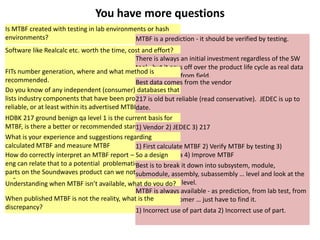 The MTBF - Day1_v2 | PDF