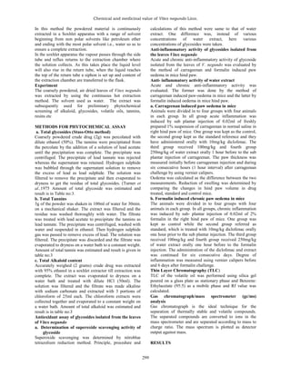 37.Studies on the chemical and medicinal value of Vitex negundo Linn. | PDF