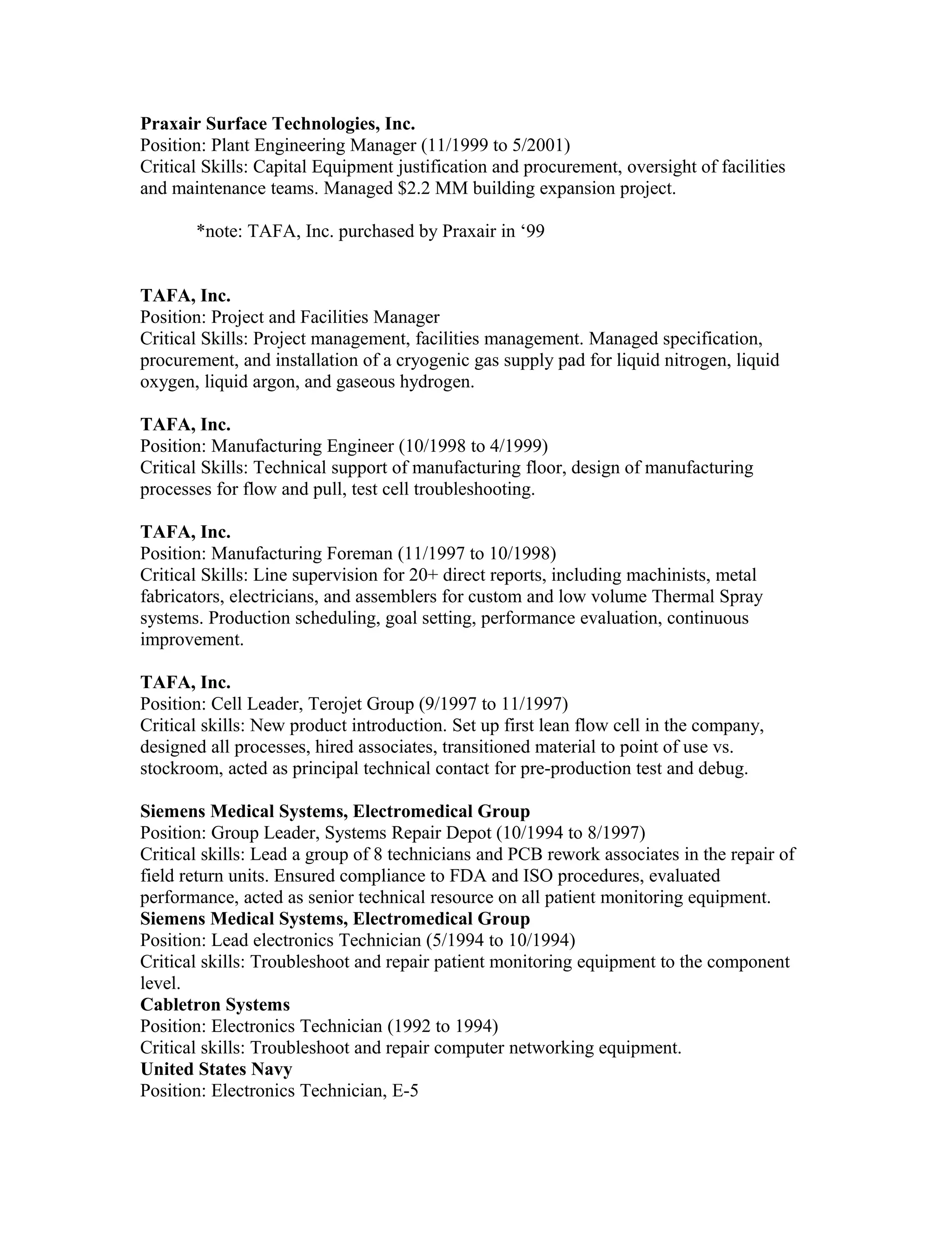 Mark Reed Resume 2016 | DOC