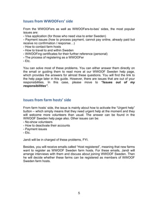 WWOOF INTERNSHIP GUIDE FOR BEGINNER | PDF
