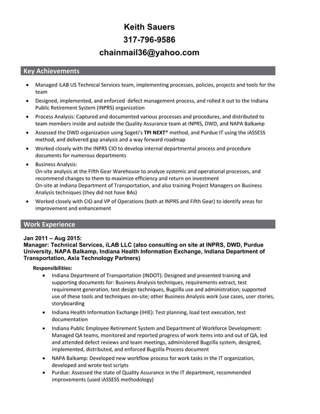 Sauers_Keith-Resume_2016 | PDF