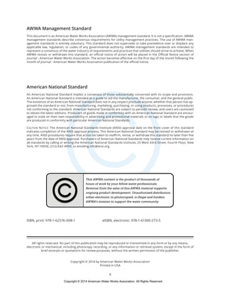 AWWA G481-14 | PDF
