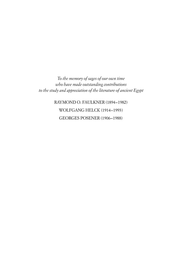 The Literature Of Ancient Egypt An Anthology Of Stories Instructions ...