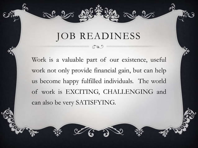 JOB READINESS PRESENTATION 2013 | PPTX | Women\'s Outerwear | Women\'s ...