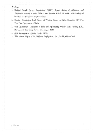 Skill Development for Tribal Youth and Its Future Strategies | DOCX