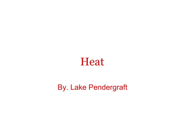 Heat | PPT