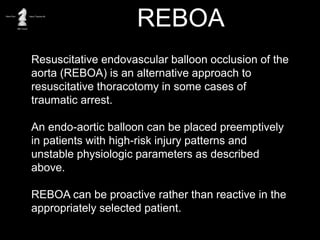 stop bleeding in trauma patient with sever hemorrage | PPT