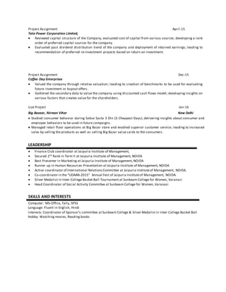Supriya Resume | DOCX