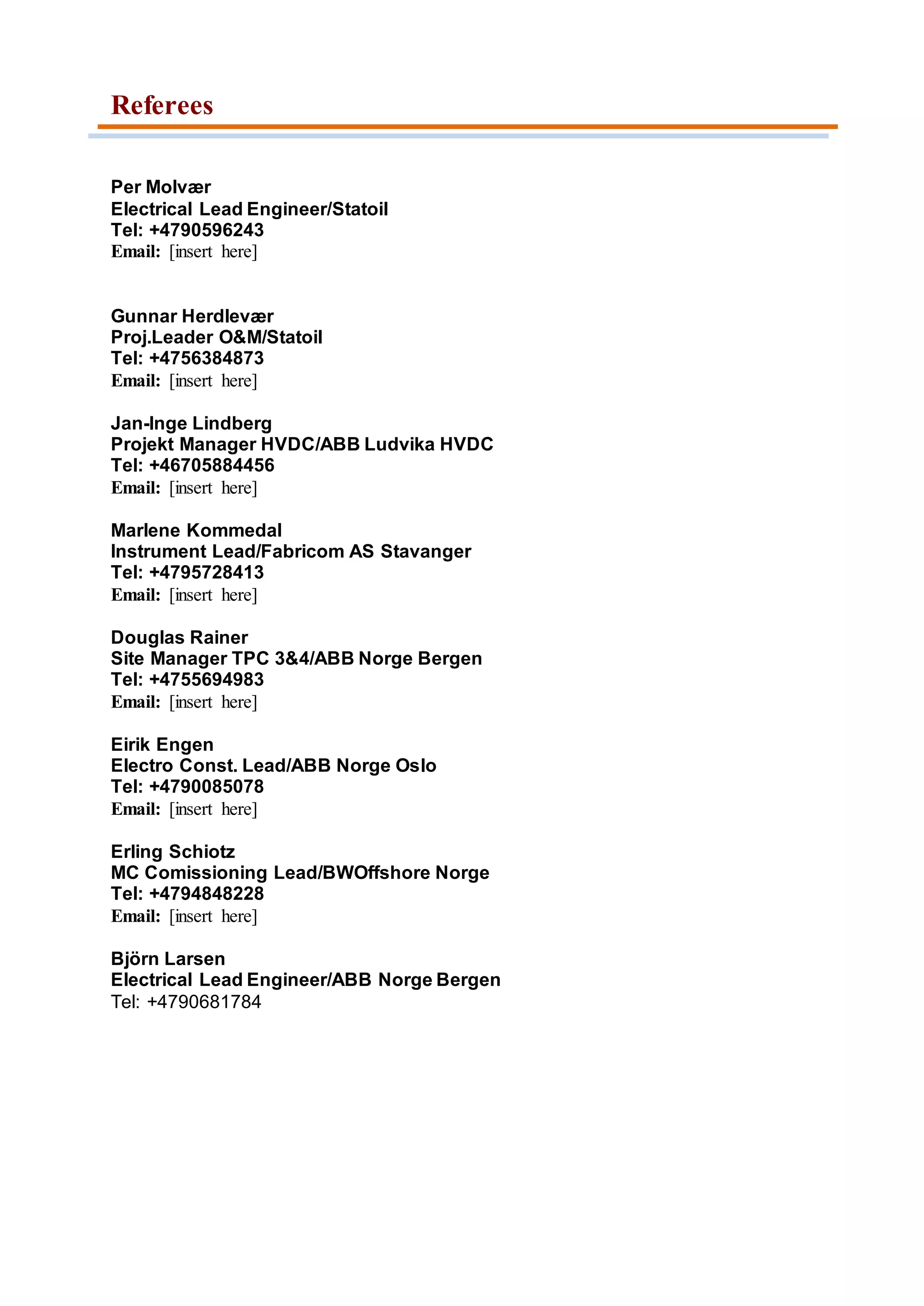 Curriculum Vitae â€“ Gary Hubbard | PDF