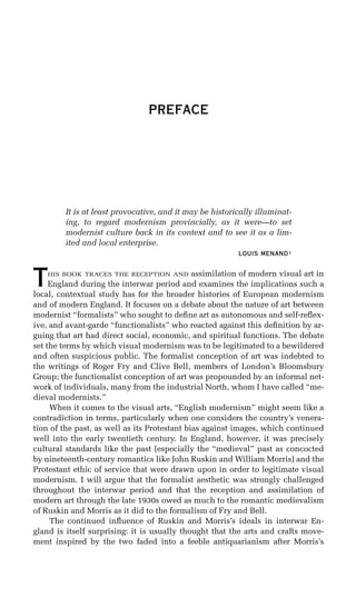 The Avantgarde In Interwar England Medieval Modernism And The London ...