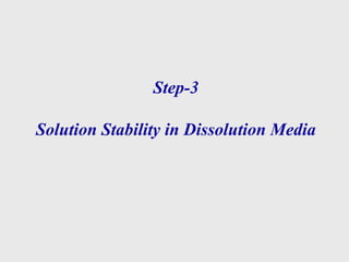Dissolution-method Development-PPT | PPT