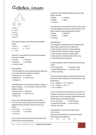 90963869 latihan-soal-struktur-data-semester2 | PDF