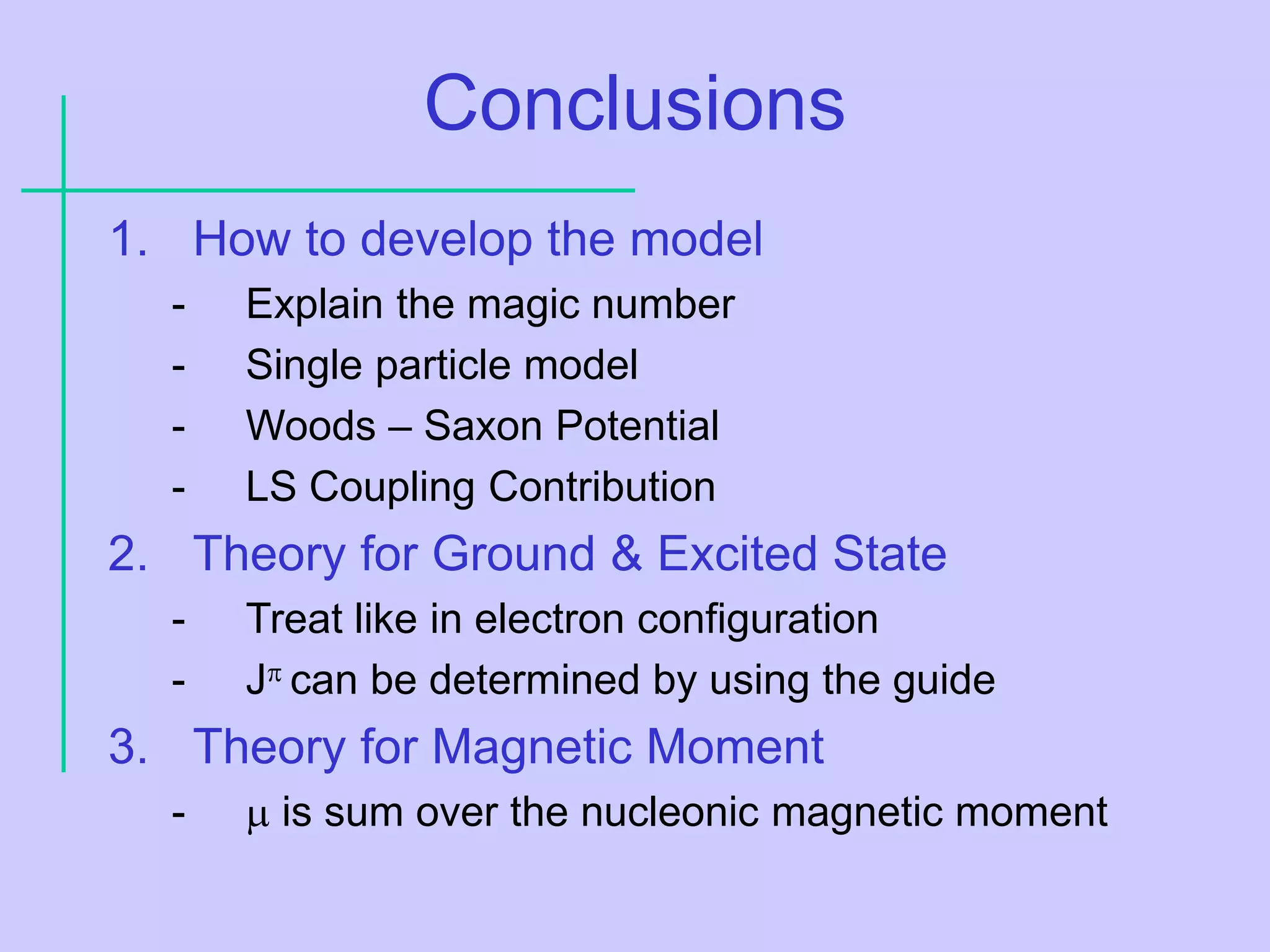The Nuclear Shell Model | PPT
