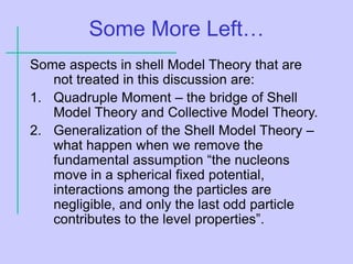 The Nuclear Shell Model | PPT