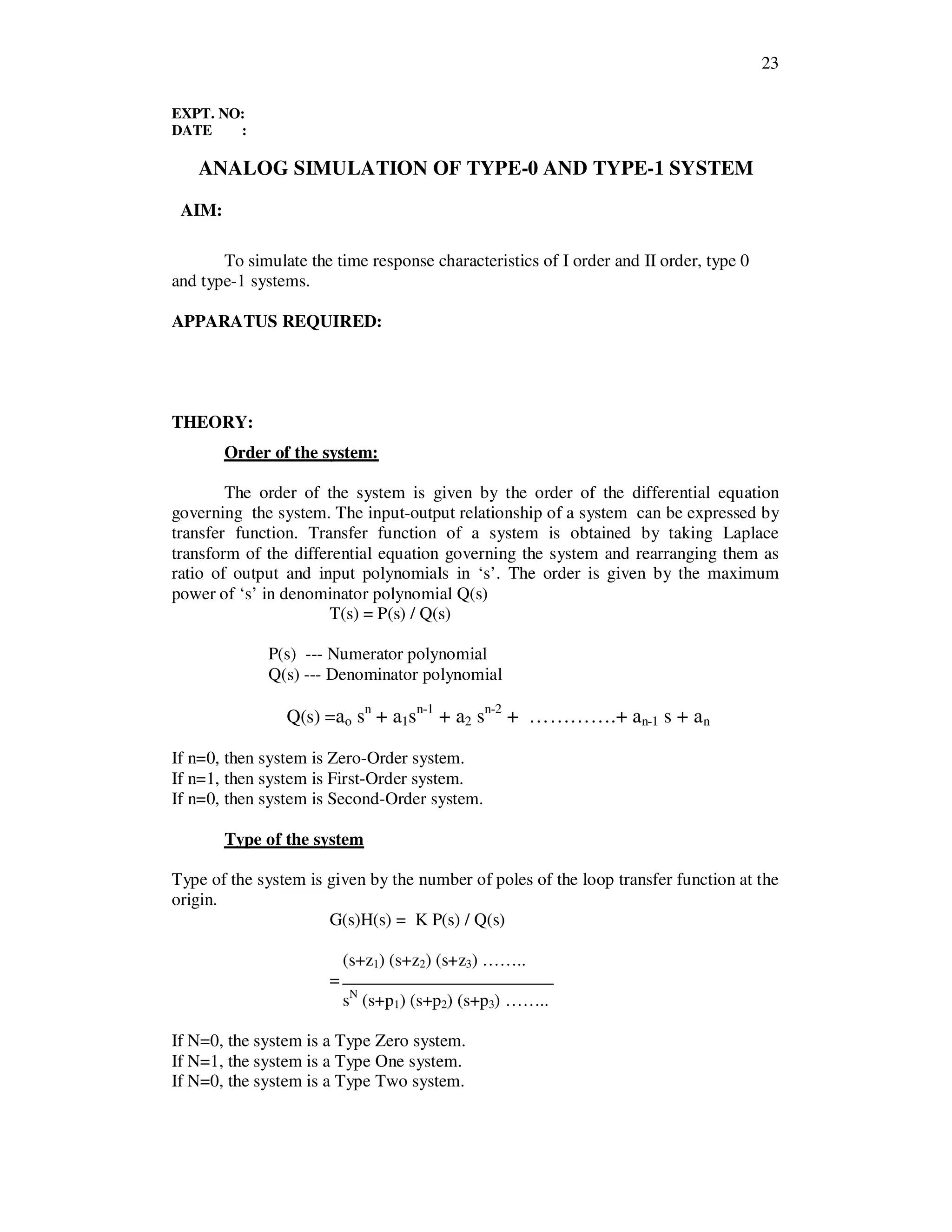 90981041 control-system-lab-manual | PDF