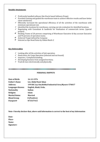 cv-Shabbir -1- | PDF