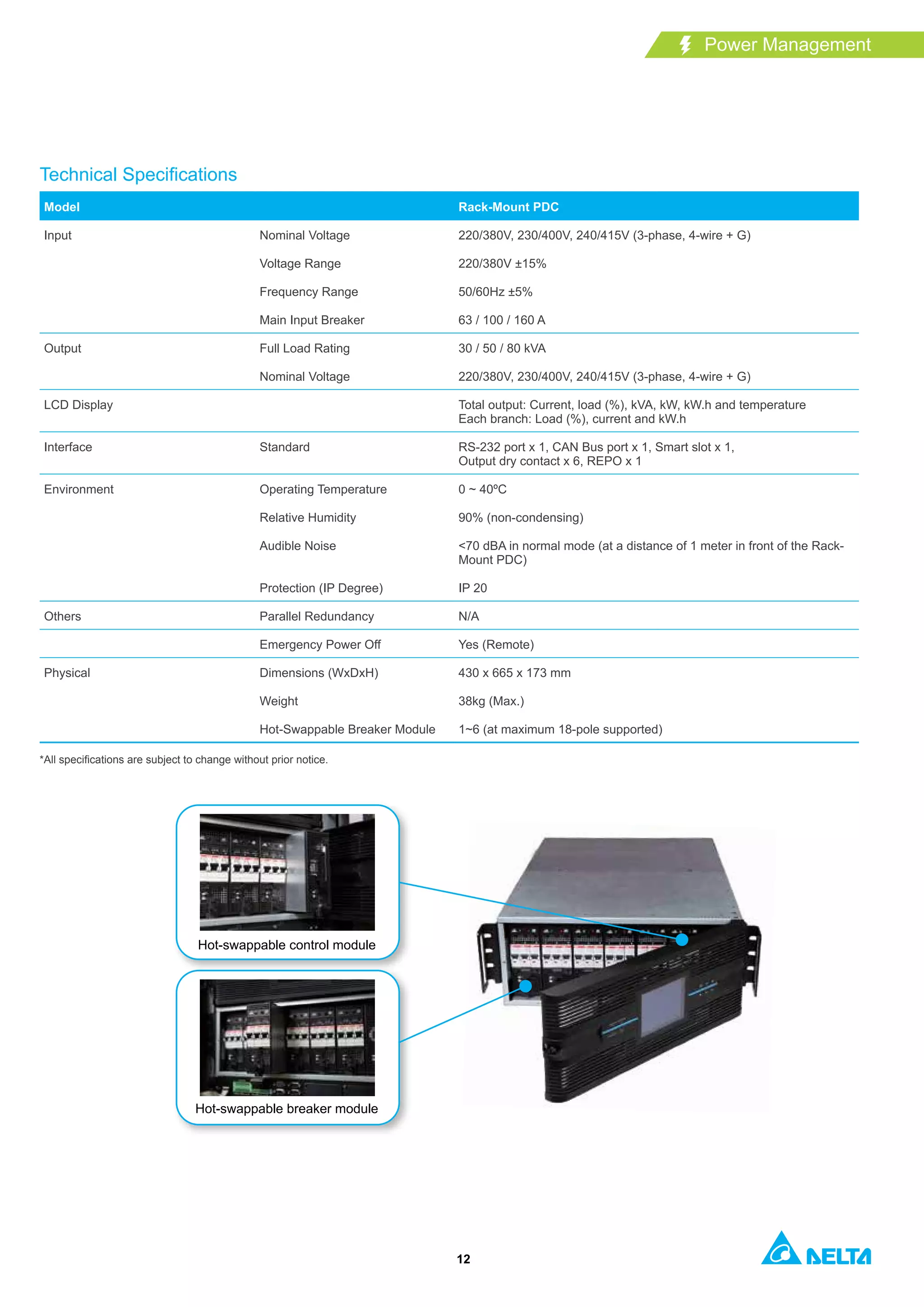 Delta-Data Center Solutions (1) | PDF