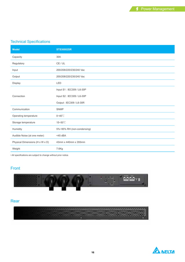 Delta-Data Center Solutions (1) | PDF