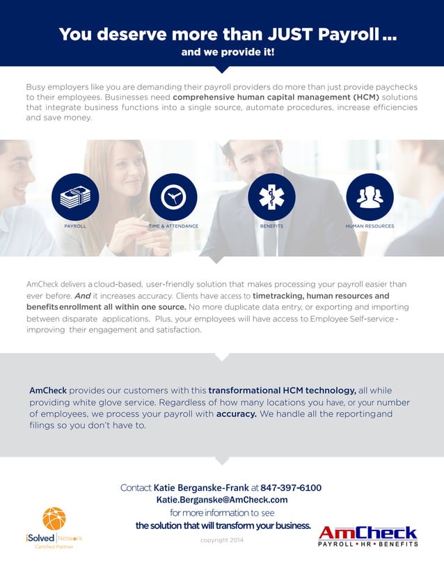 Amcheck More than just Payroll- SBA | PDF