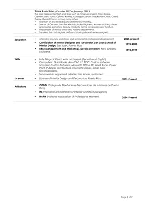 Arlene Cabañas resume Sept 1 2014 (1) | DOC