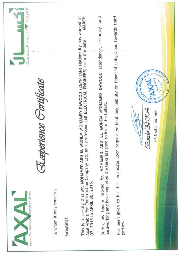 AXAL EXPERIENCE (2) | PDF