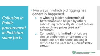 Revised version2-Bid Rigging in Pakistan [Manila April 2015] | PPT