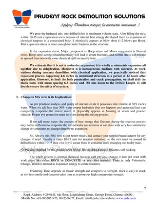 Expansive Mortar Application on RCC & PCC Structures | PDF | Civil ...