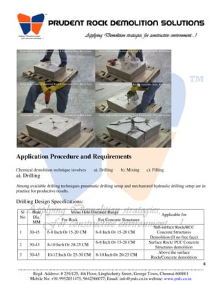 Expansive Mortar Application on RCC & PCC Structures | PDF | Civil ...