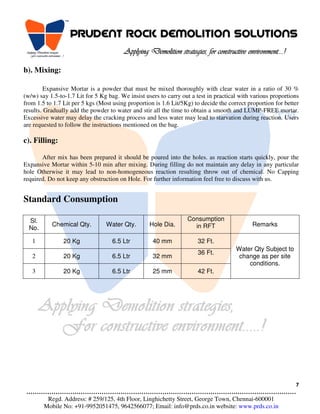 Expansive Mortar Application on RCC & PCC Structures | PDF | Civil ...