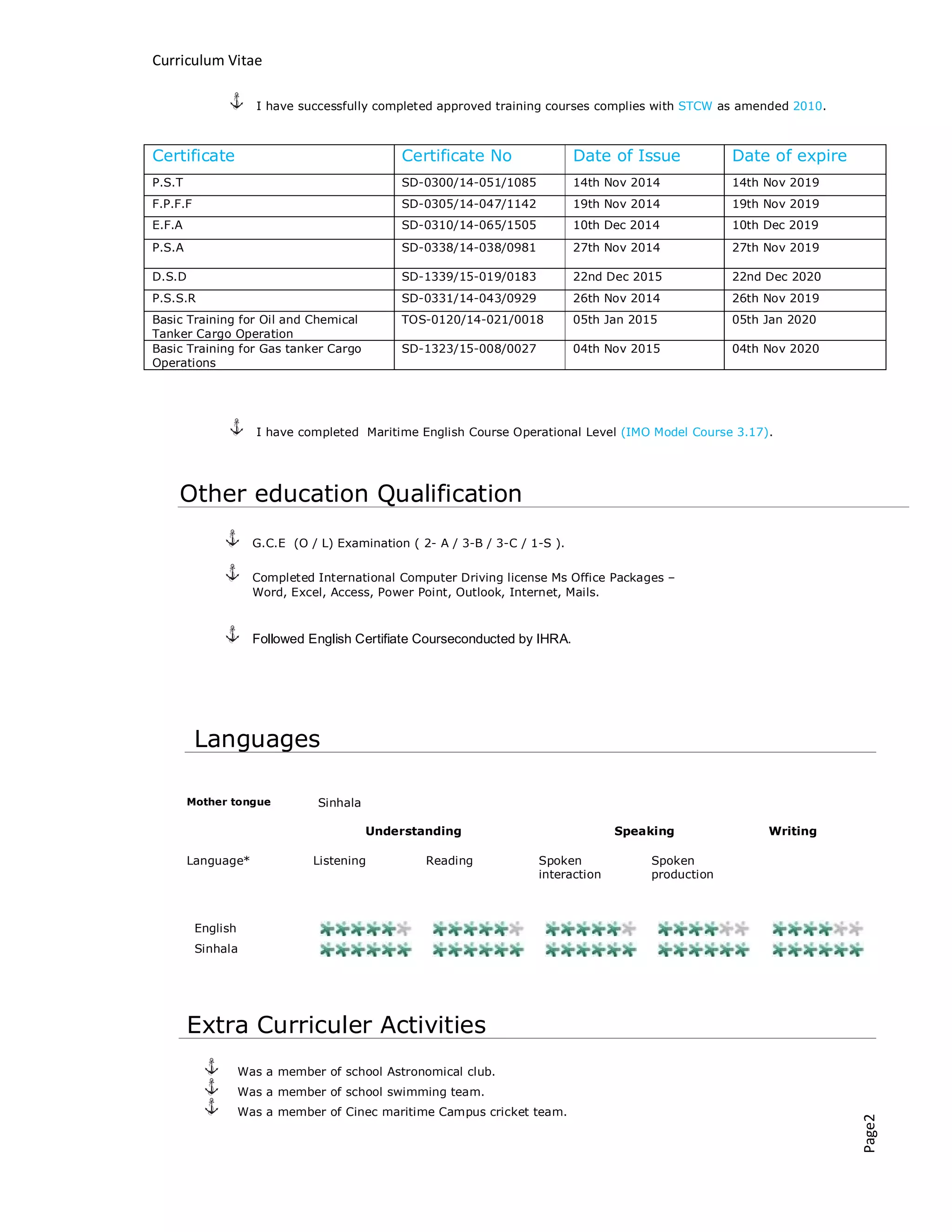 Professional cv pdf | PDF