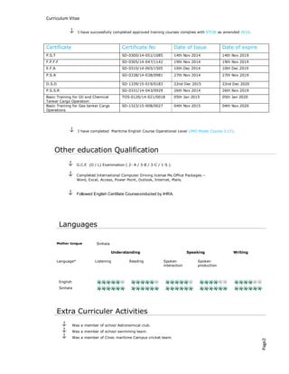 Professional cv pdf | PDF