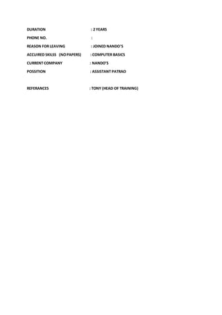 THANDO CV | DOCX