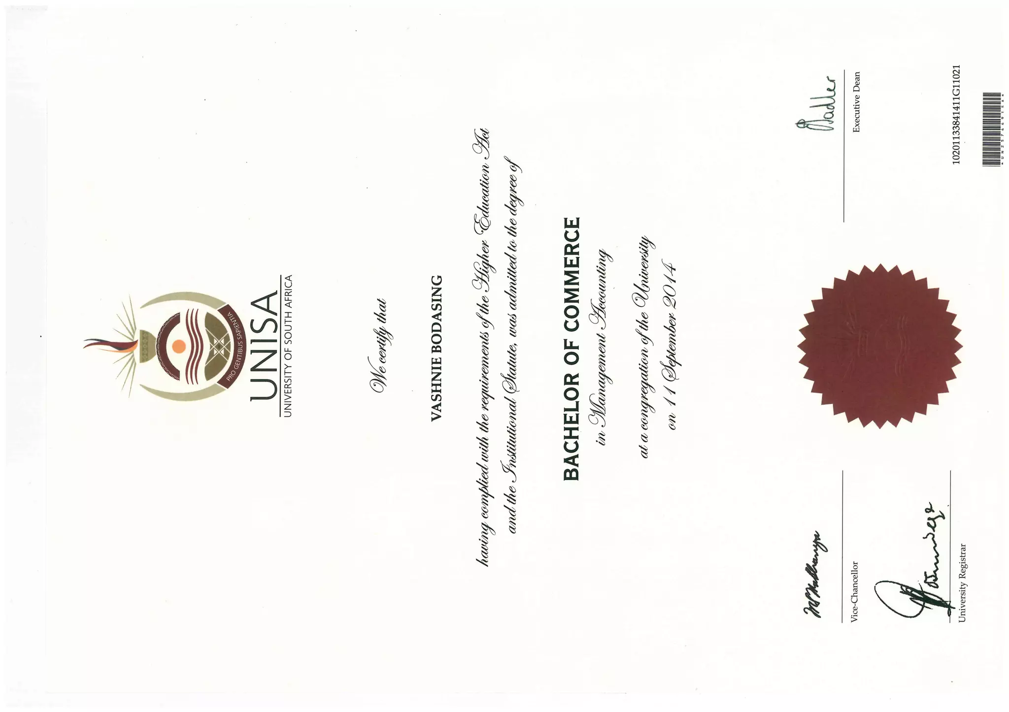 Unisa Bcom Management Accounting Degree | PDF