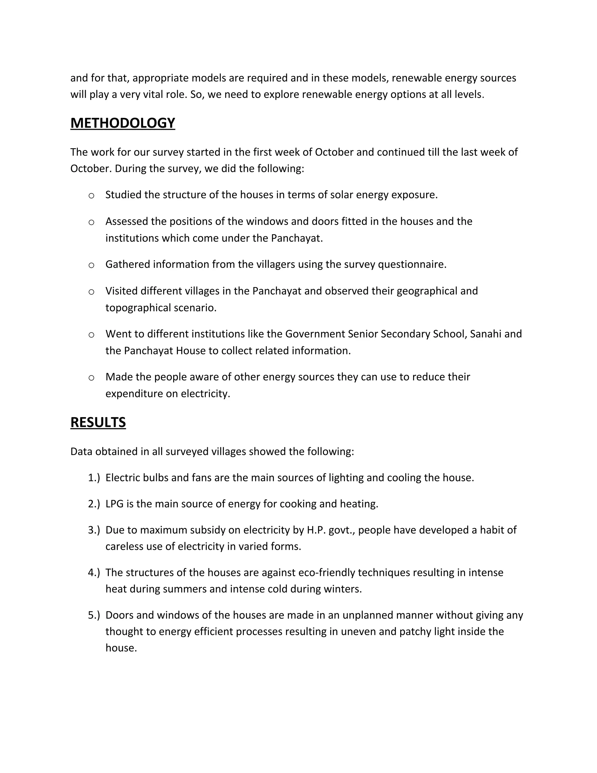 soft copy (survey report) | DOC